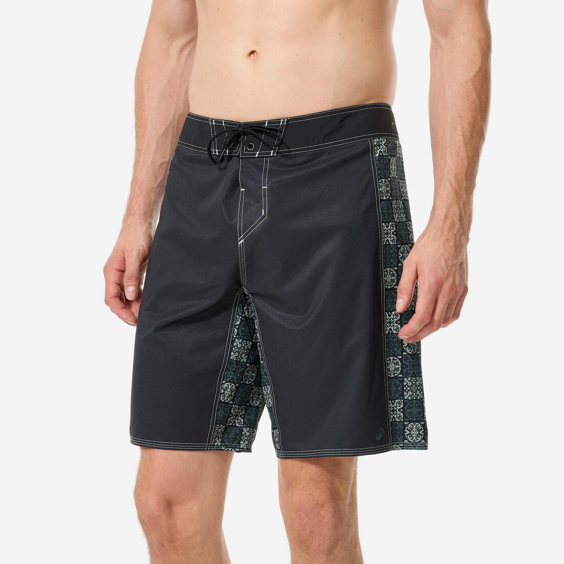 Men’s surfing boardshorts long swim shorts 19”, 500 Arch alex ...