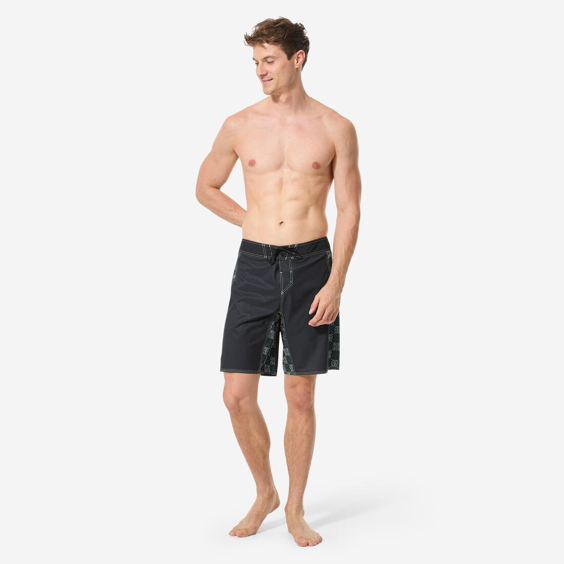 Men’s surfing boardshorts long swim shorts 19”, 500 Arch alex ...